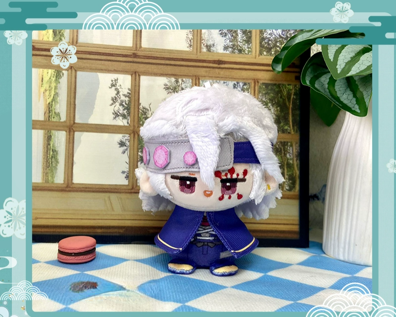 Demon Slayer: Kimetsu no Yaiba Tengen Uzui 12cm Sitting Posture Plush ...
